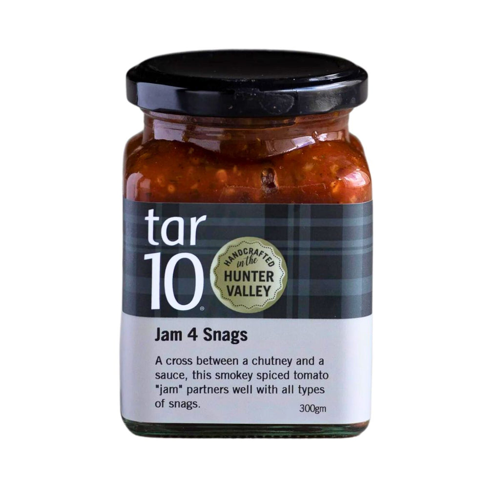 Tar 10 Jam 4 Snags 300g – The Hunter's Pantry