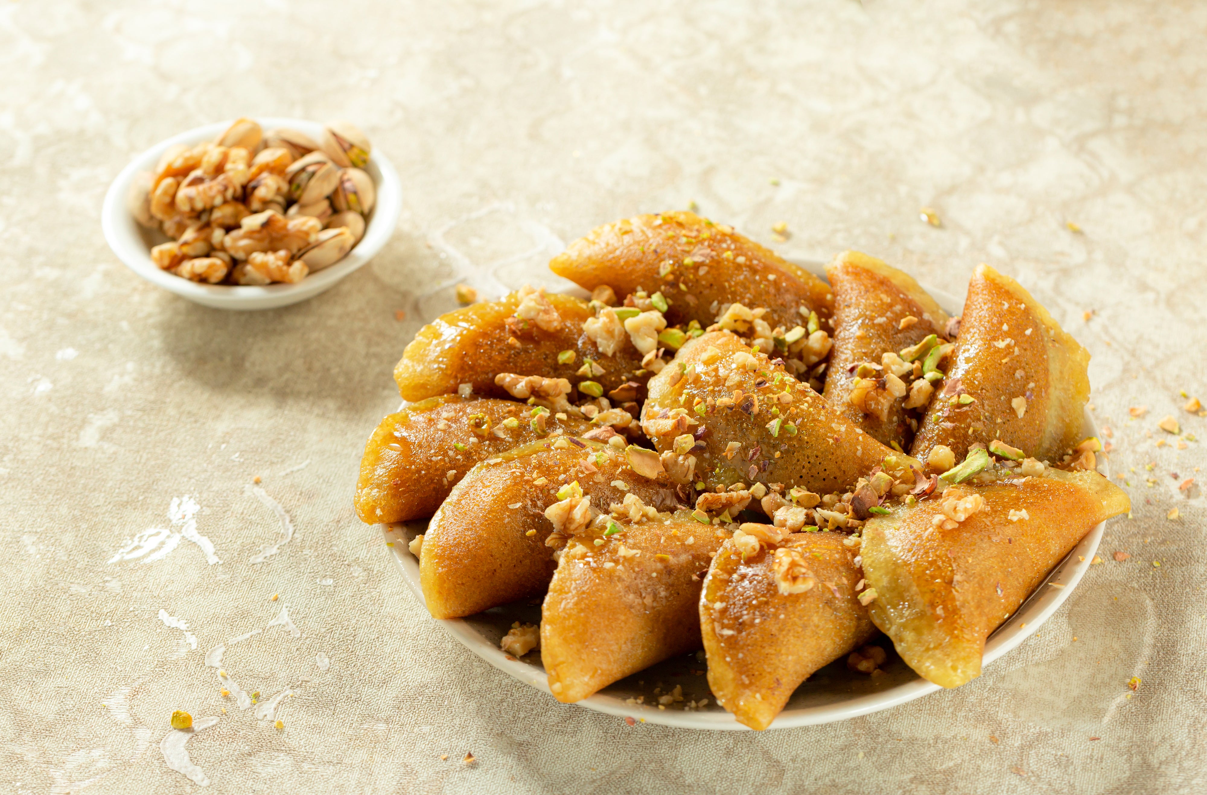 Pistachio and Walnut Briouats – The Hunter's Pantry