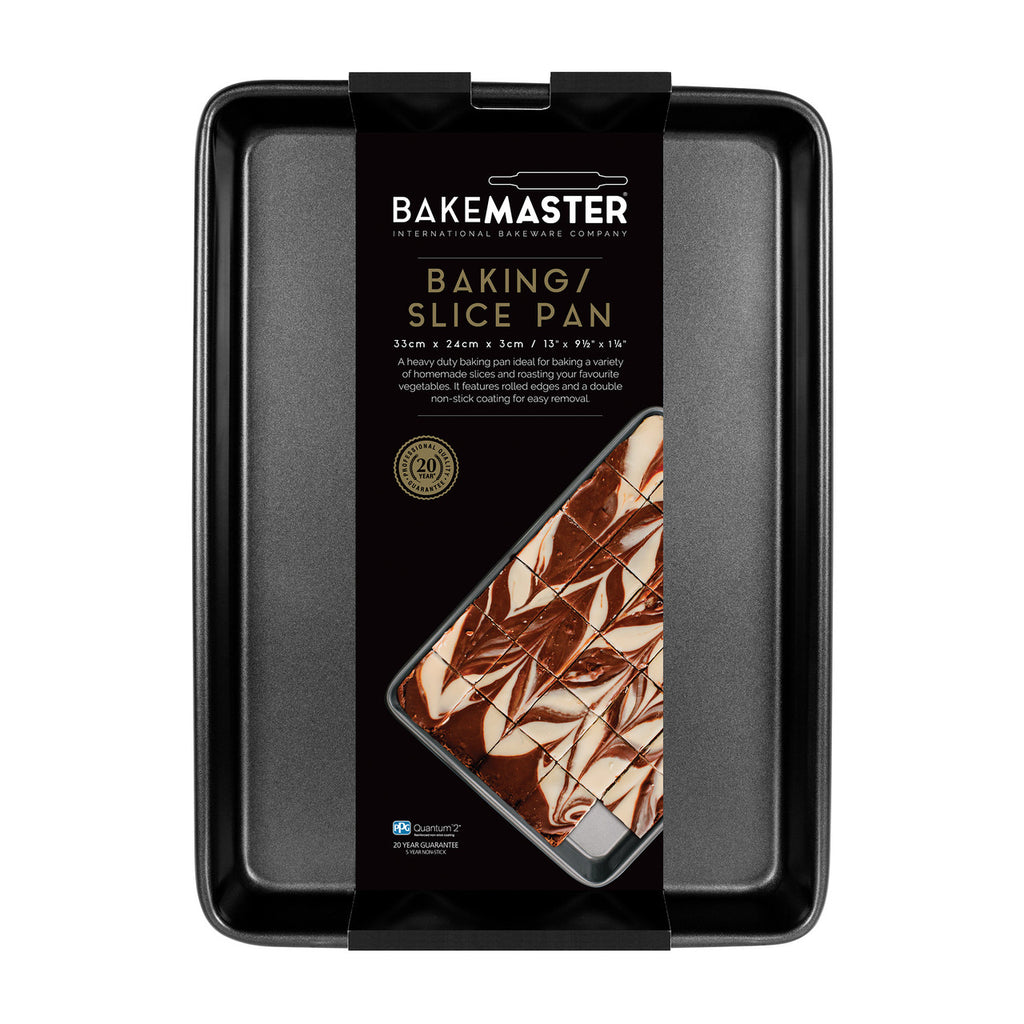 Bakemaster Baking/Slice Pan 33cm x 24cm x 3cm – The Hunter's Pantry