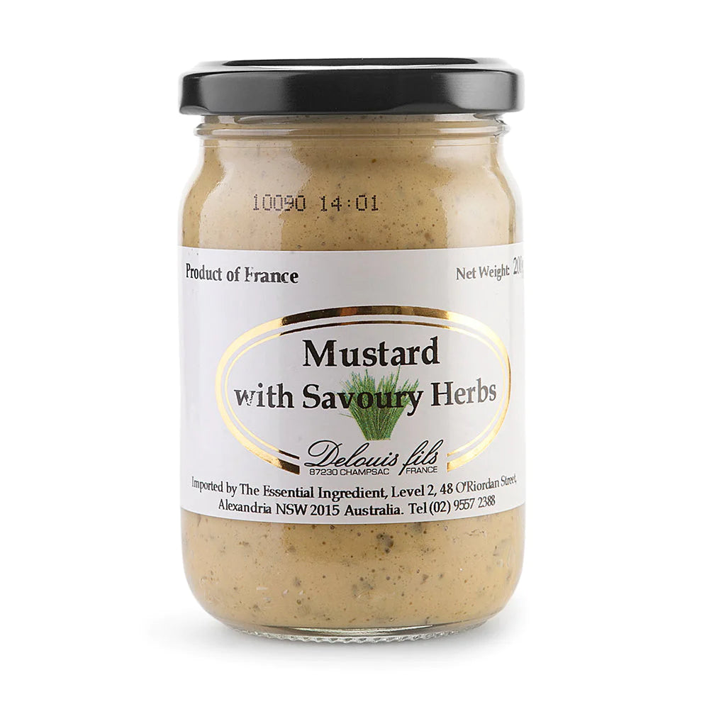 Delouis Mustard with Savoury Herbs 200g – The Hunter's Pantry