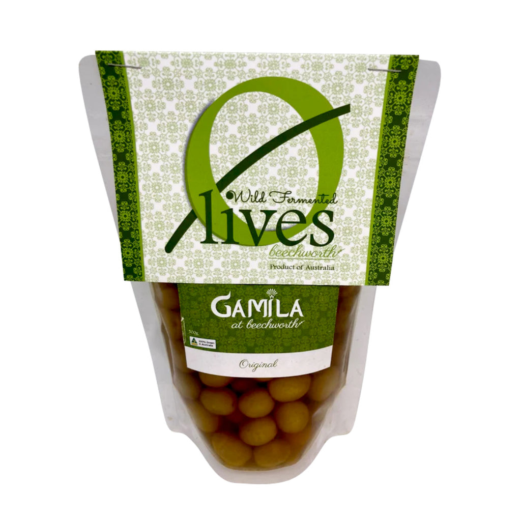 Gamila at Beechworth - Wild Fermented Olives (Original Sevillano) 250g ...