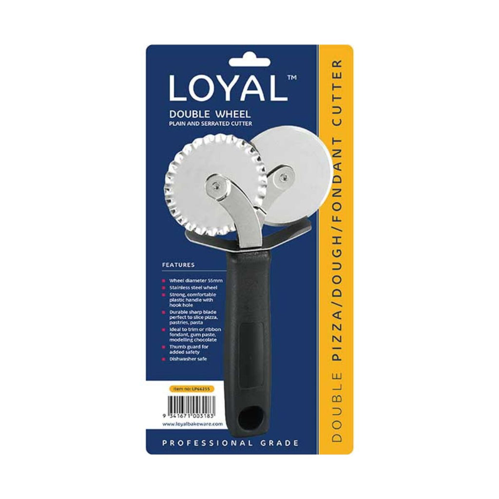 Loyal Double Wheel Pizza/Fondant/Dough Cutter – The Hunter's Pantry