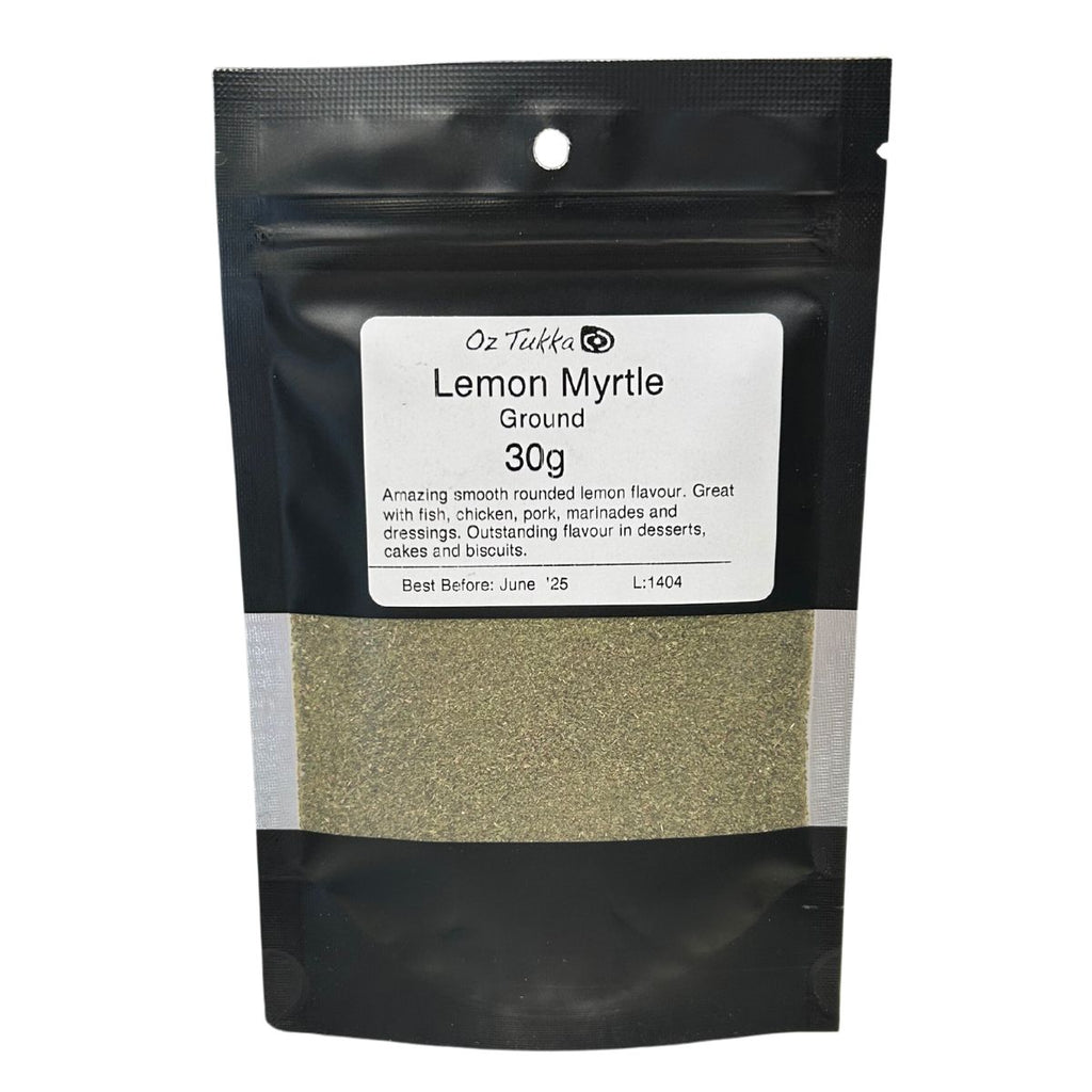 Oz Tukka Lemon Myrtle Ground Pouch 30g – The Hunter's Pantry