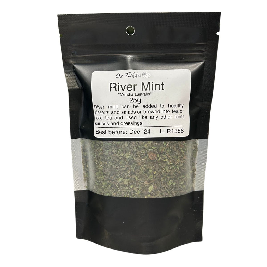 Oz Tukka River Mint Flakes Pouch 25g – The Hunter's Pantry