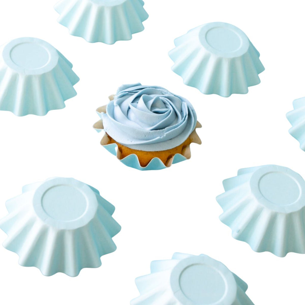Papyrus Bloom Baking Cups 24 Pack - Blue – The Hunter's Pantry