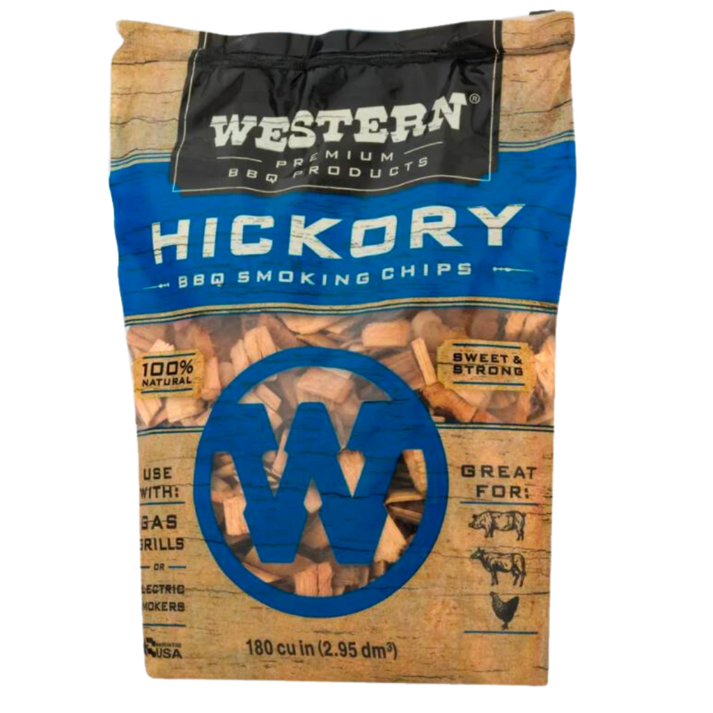 Western Premium BBQ Products Hickory Smoking Chips 750g – The Hunter's ...